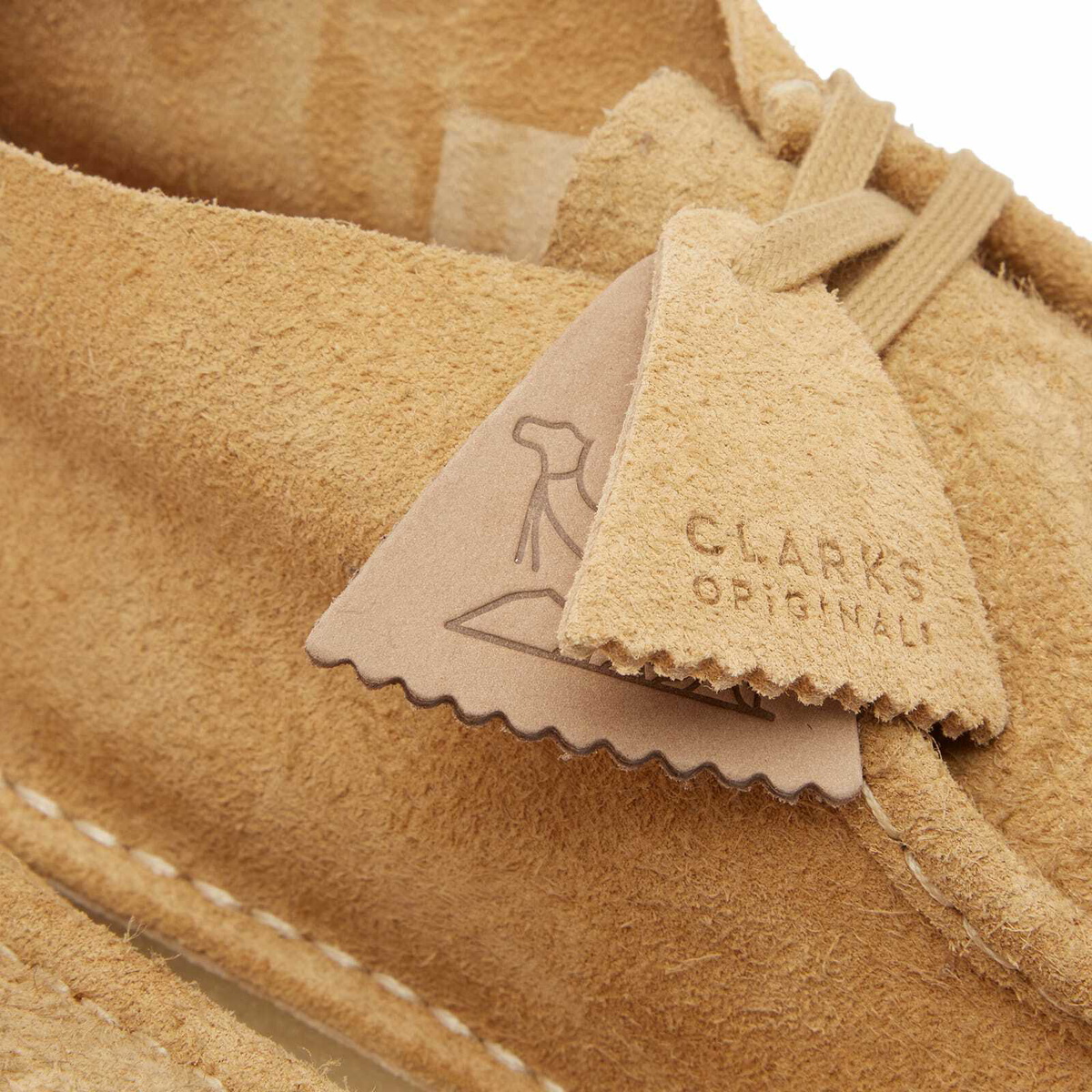 Clarks Originals Men's Desert Nomad in Light Tan Suede Clarks Originals