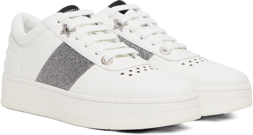 Jimmy Choo White Hawaii Sneakers Jimmy Choo