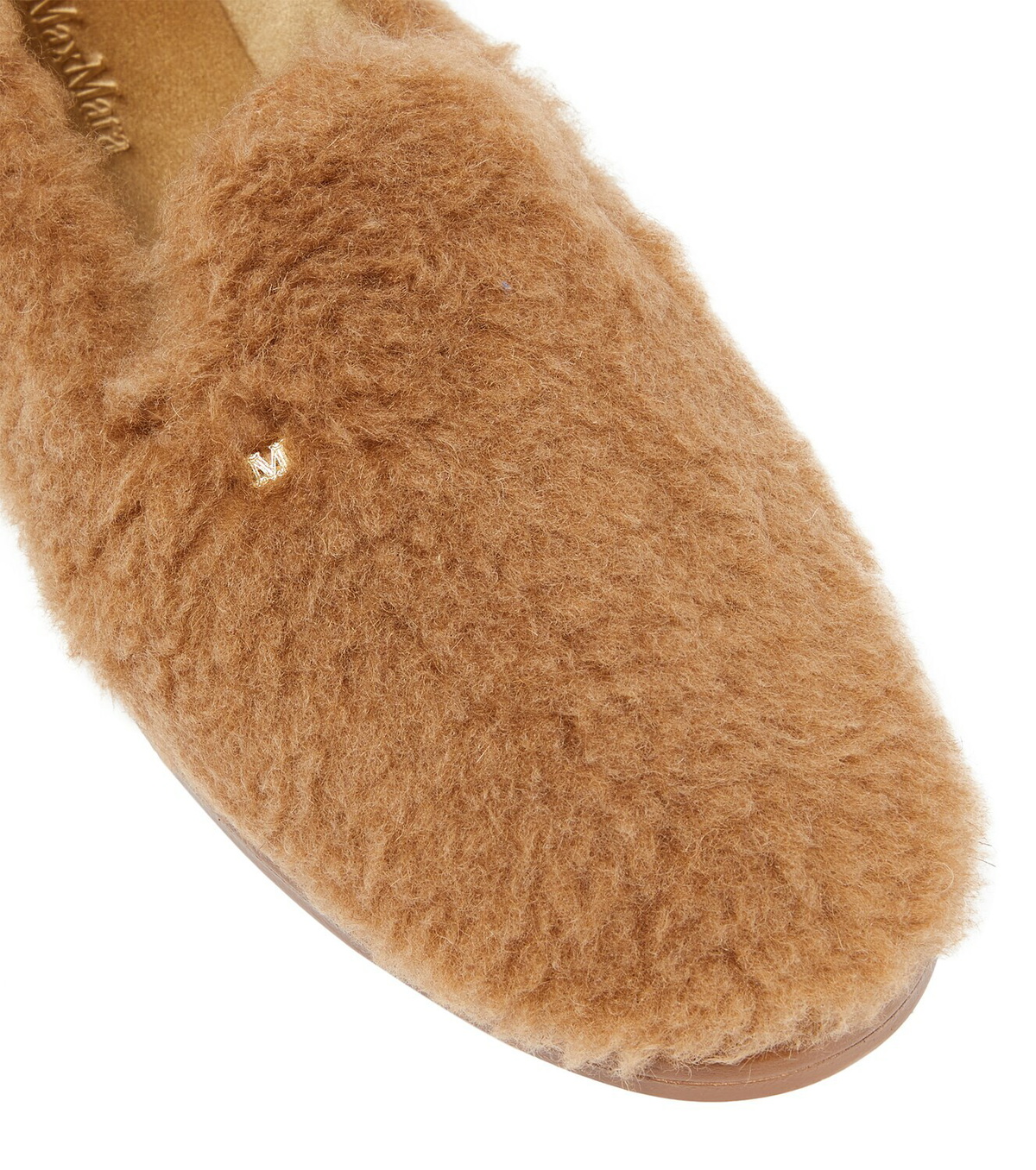 Max Mara Camel hair slippers Max Mara