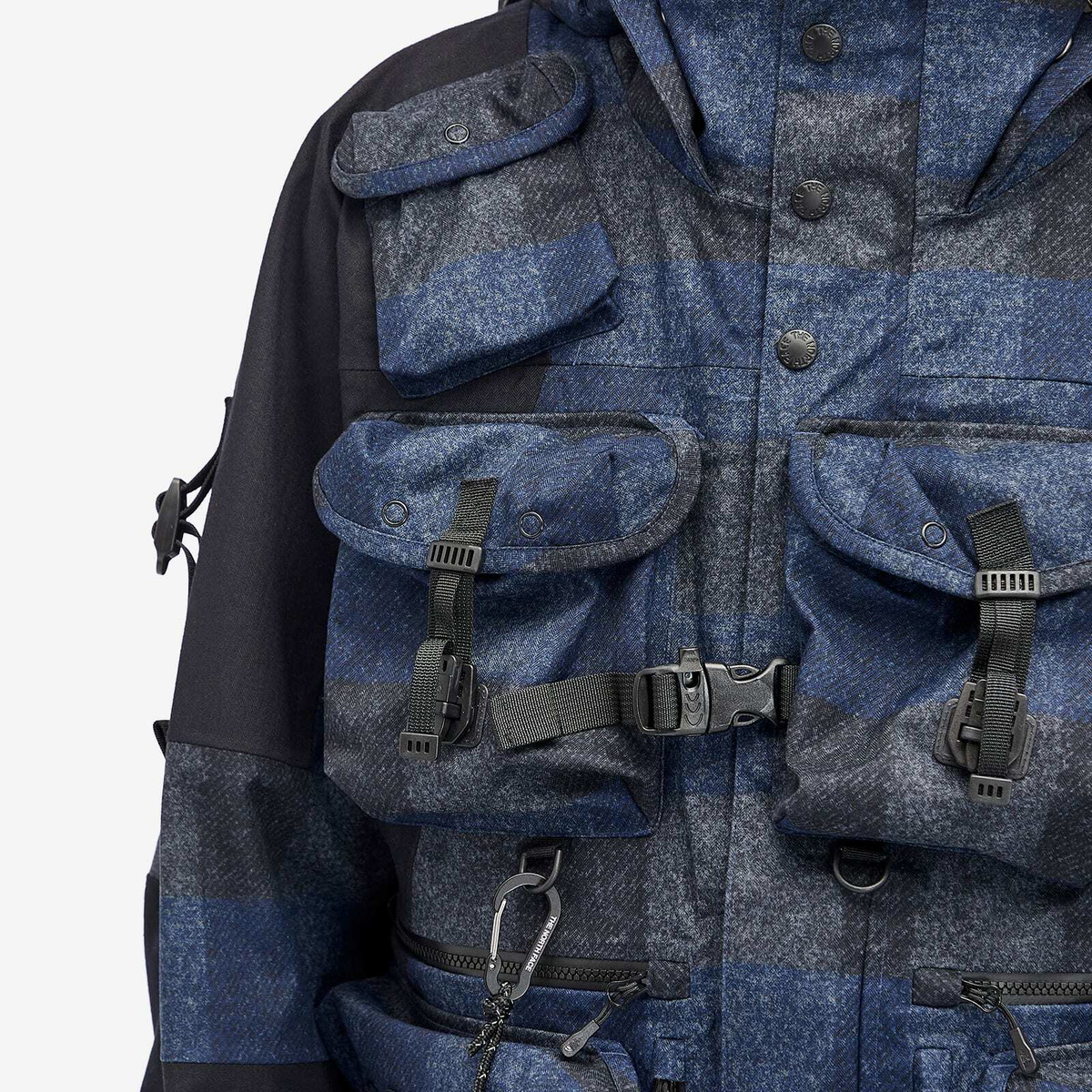 The North Face Men's UE Wool Like Hardshell Jacket in Summit Navy Plaid ...