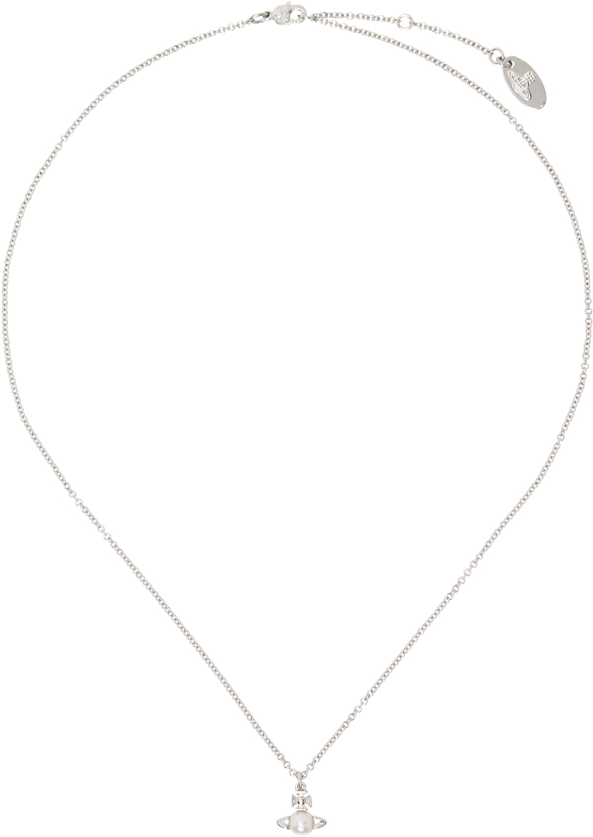 Vivienne Westwood Silver Balbina Pendant Necklace Vivienne Westwood