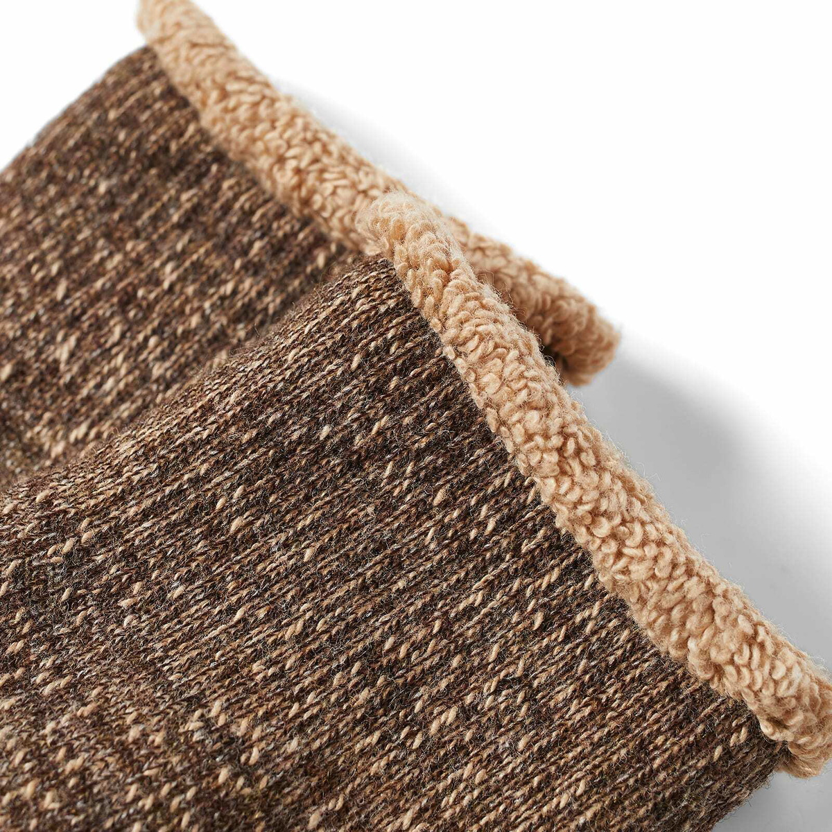 RoToTo Double Face Sock in Dark Brown RoToTo
