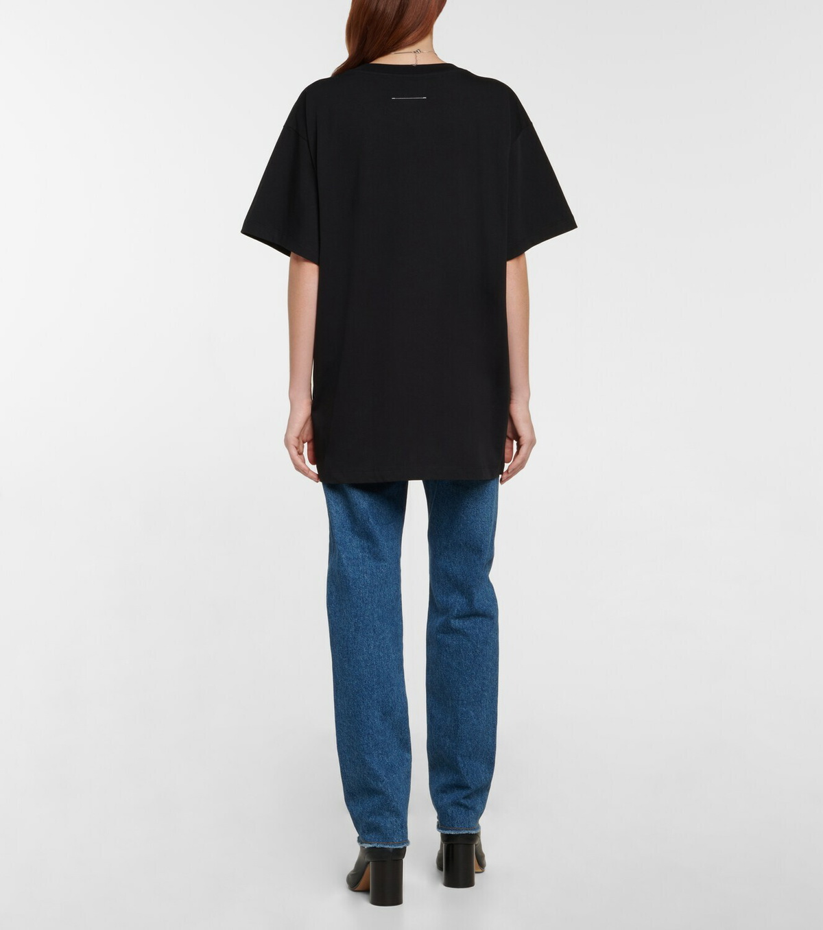 MM6 Maison Margiela Logo cotton jersey T-shirt MM6 Maison Margiela