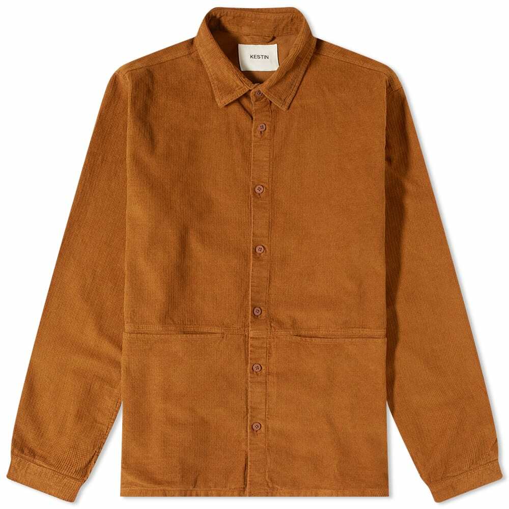 Kestin Men's Armadale Overshirt in Rust Corduroy Kestin Hare
