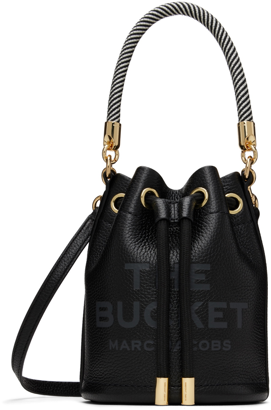 Marc Jacobs Black 'The Leather Mini Bucket' Bag Marc Jacobs