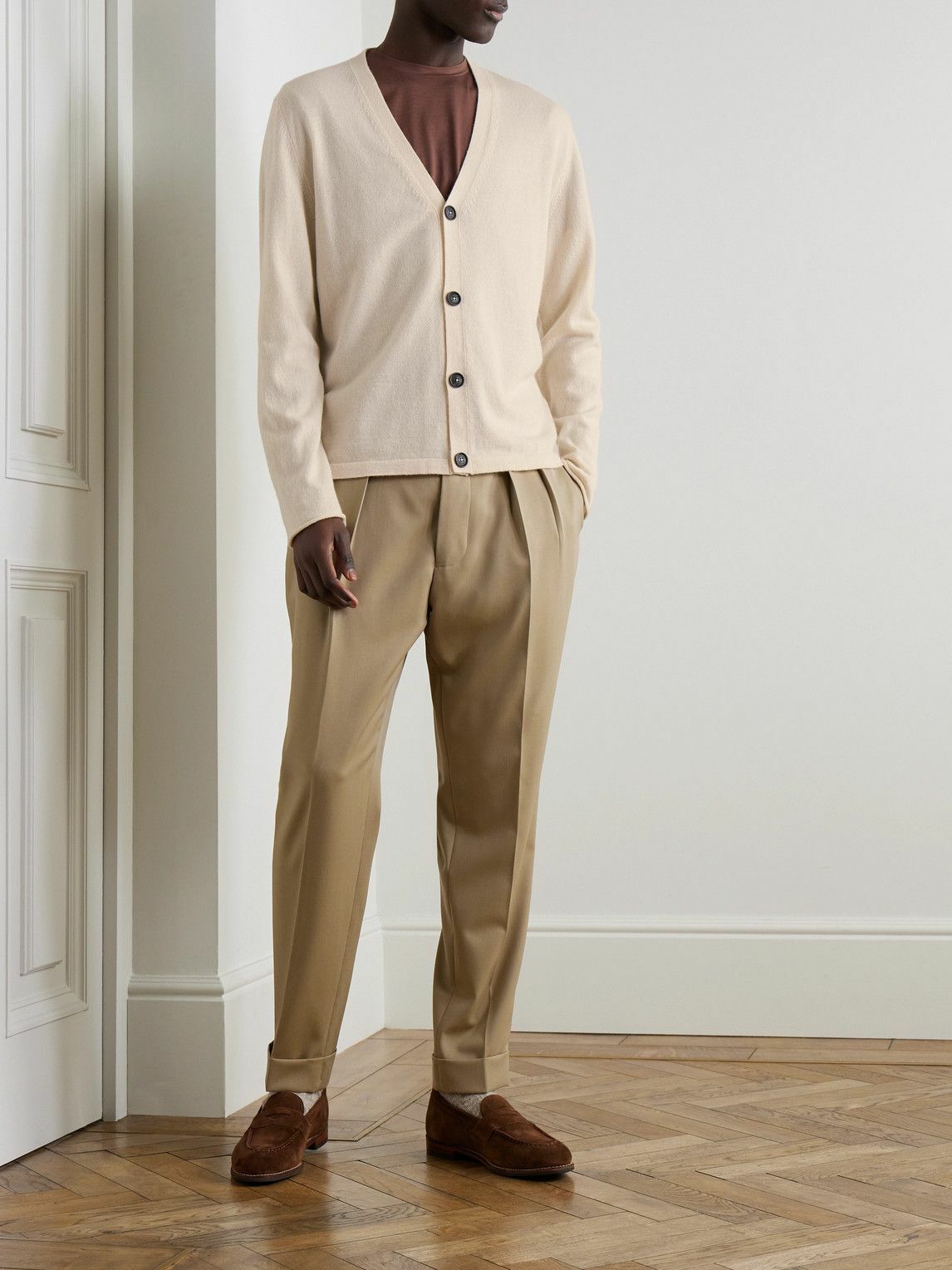 Massimo Alba - Freddie Cashmere Cardigan - Neutrals Massimo Alba