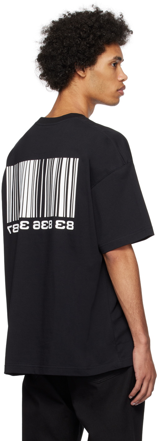 VTMNTS Black Barcode T-Shirt VTMNTS