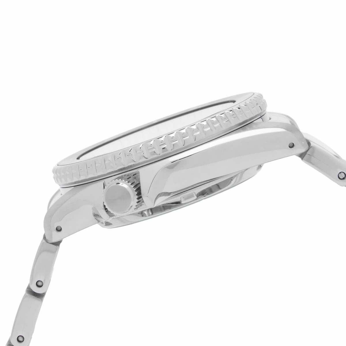 Seiko 5 Sports 38mm Watch in White/Chrome Seiko