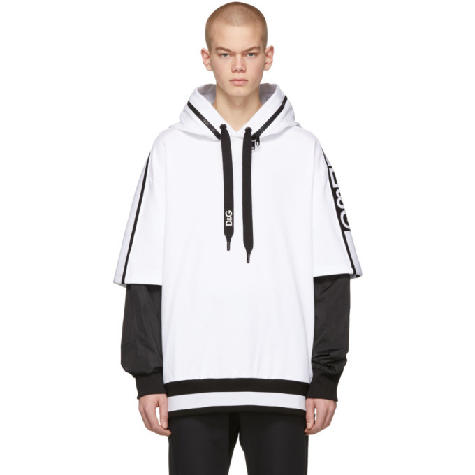 Dolce and Gabbana White and Black Removable Sleeves DandG Millennials ...