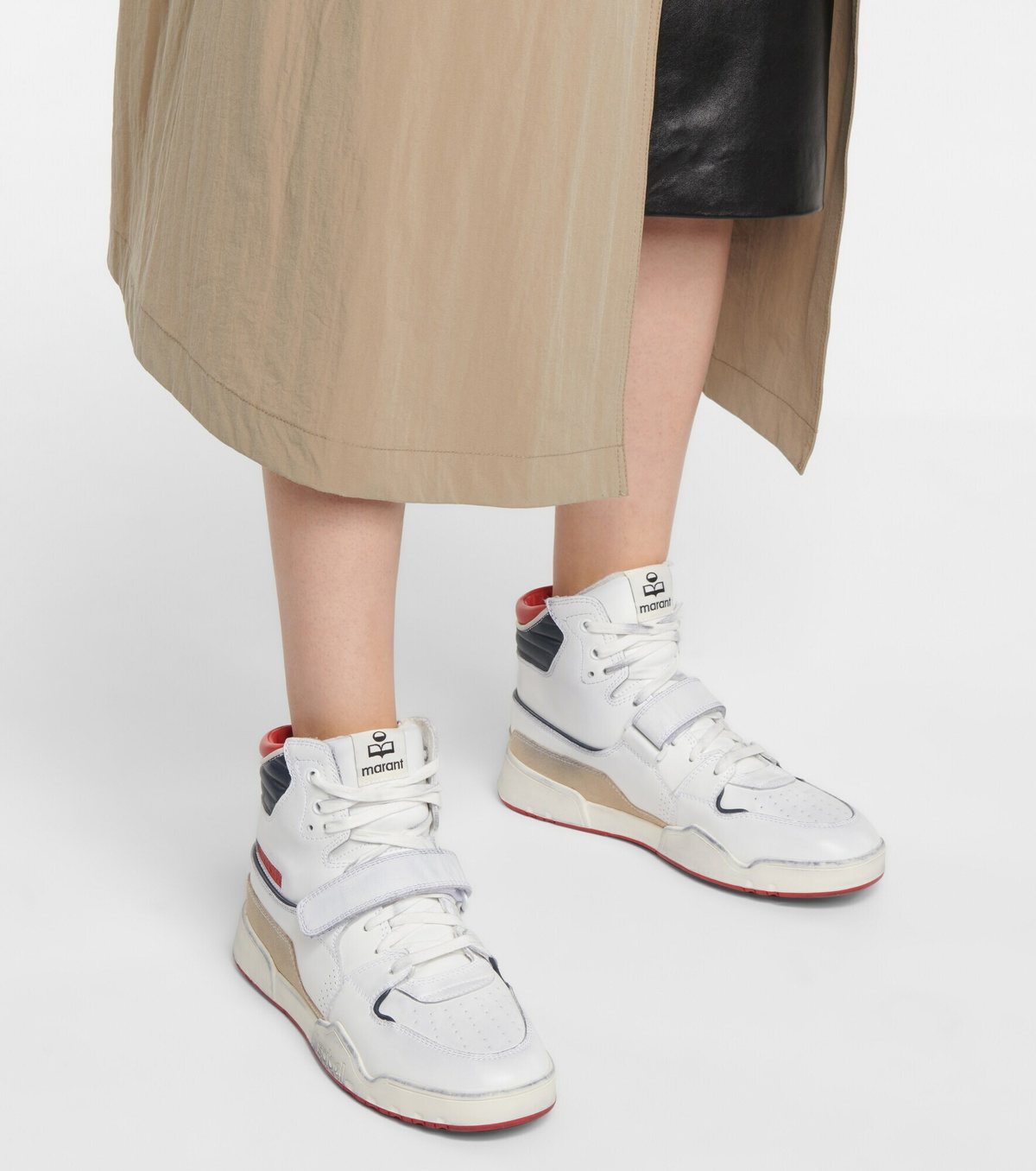 Isabel Marant - Alsee leather high-top sneakers Isabel Marant