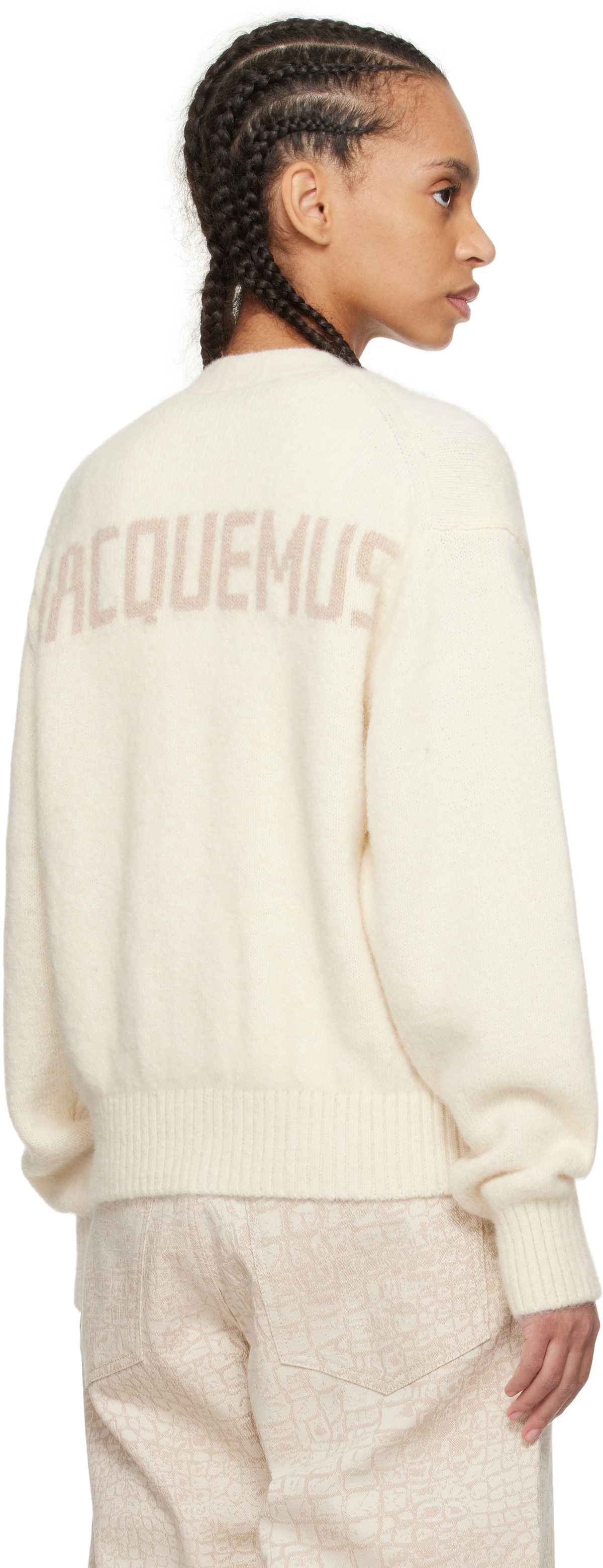 JACQUEMUS Beige 'The Jacquemus' Cardigan Jacquemus