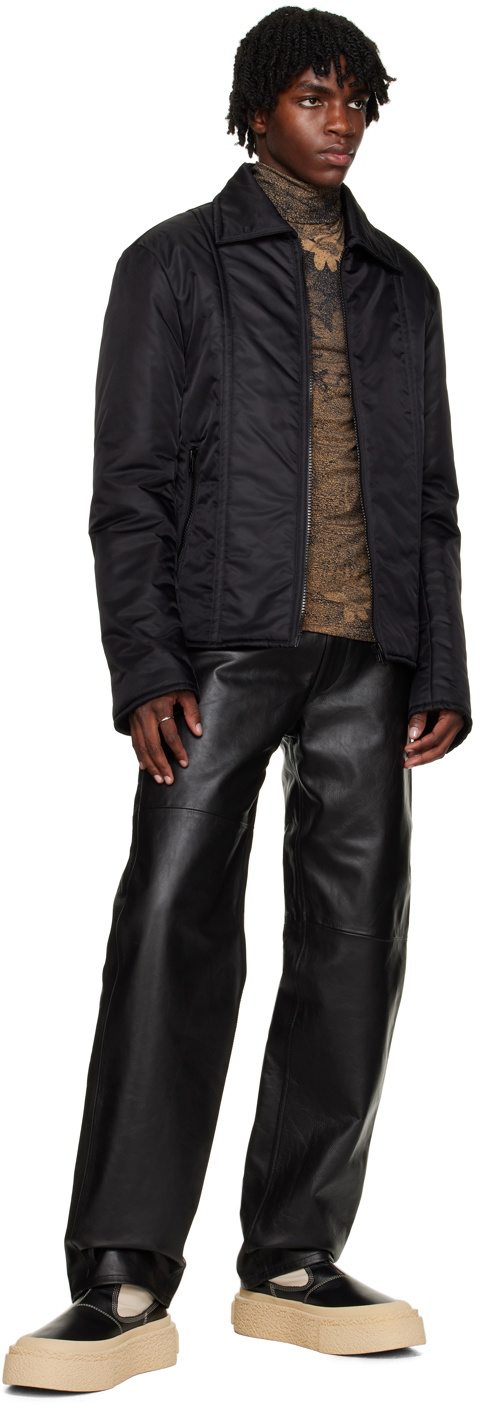 MM6 Maison Margiela Black Patch Jacket MM6 Maison Margiela
