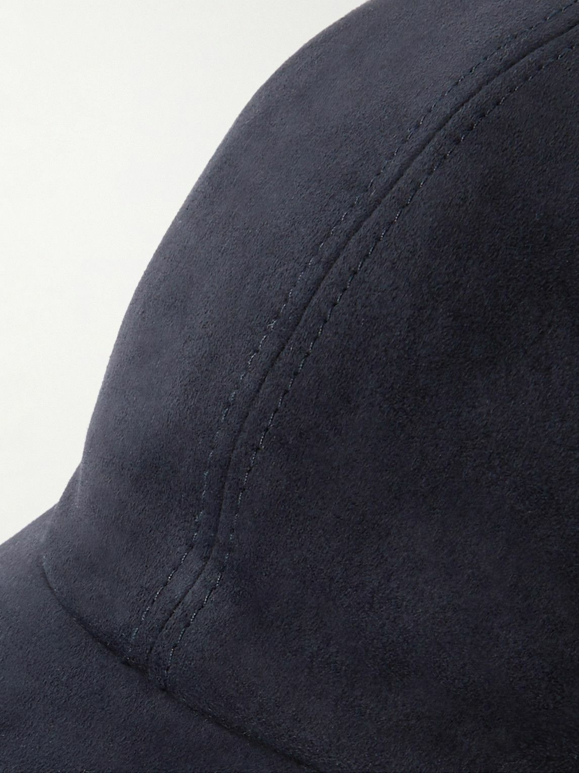 Brunello Cucinelli - Suede Baseball Cap - Blue Brunello Cucinelli