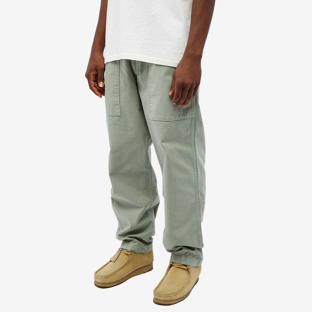 Edwin Men's Labour Dart Fatigue Pant in Iceberg Green Edwin