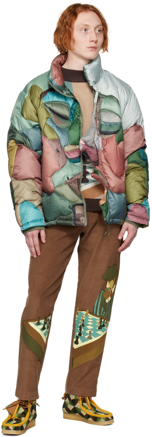 KidSuper Brown Chess Sweater KidSuper