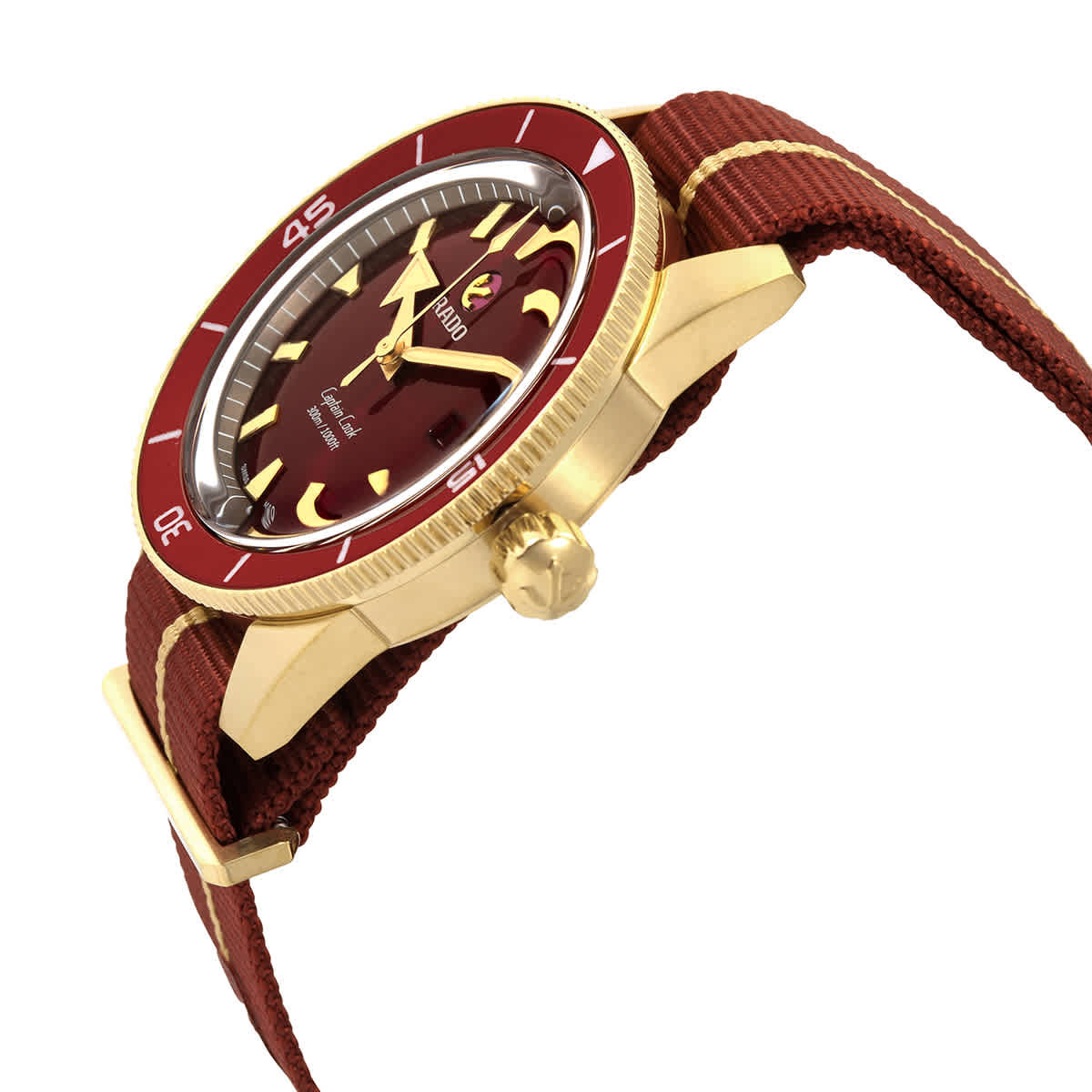 Rado Captain Cook Automatic Red Dial Mens Watch R32504407 Rado