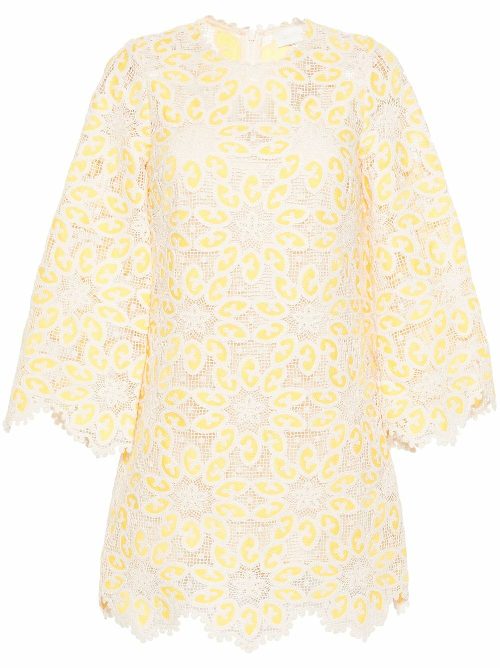 ZIMMERMANN Golden Lace Mini Dress Zimmermann