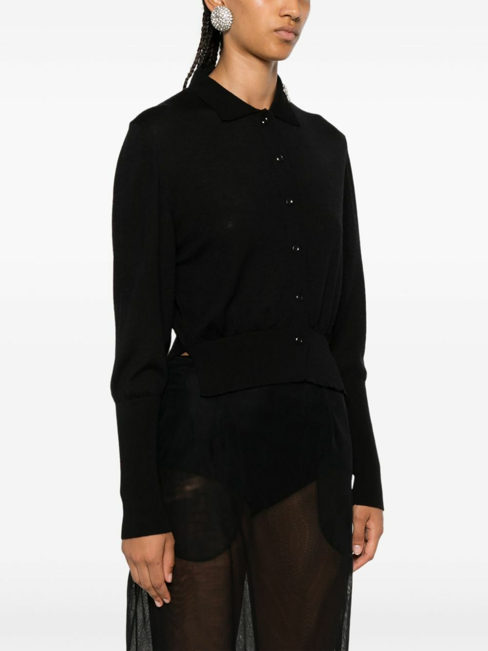 Simone Rocha Crystal-Embellished Cardigan Simone Rocha