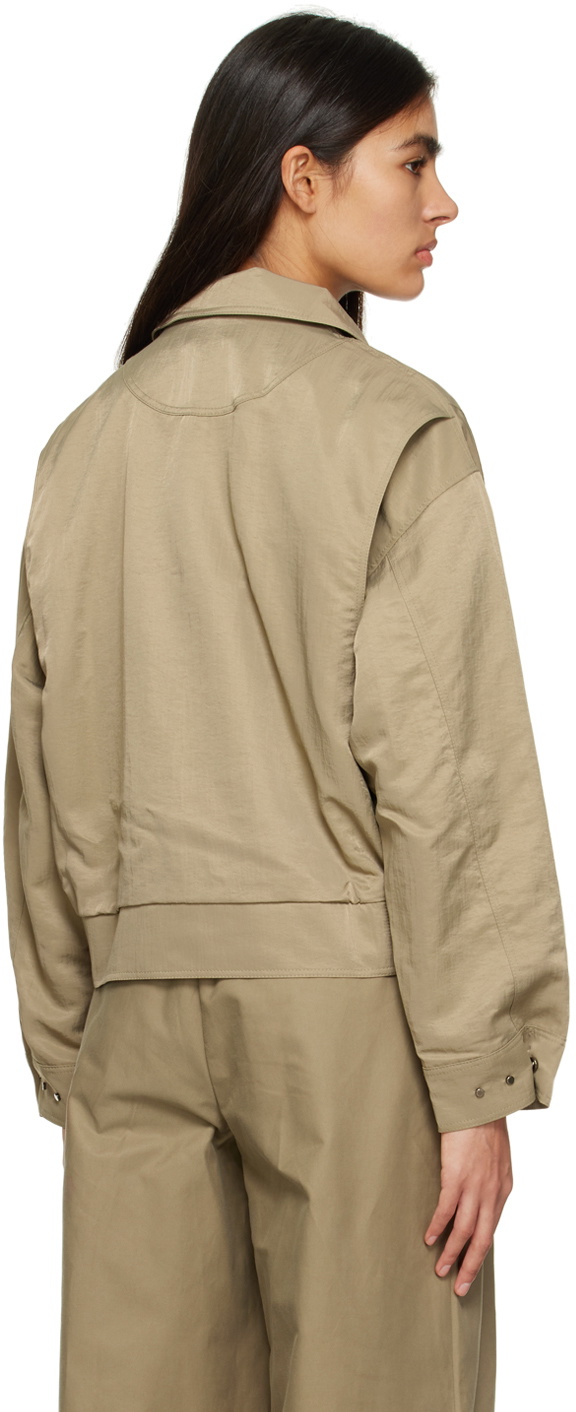 Birrot Khaki Giwa Bomber Jacket Birrot
