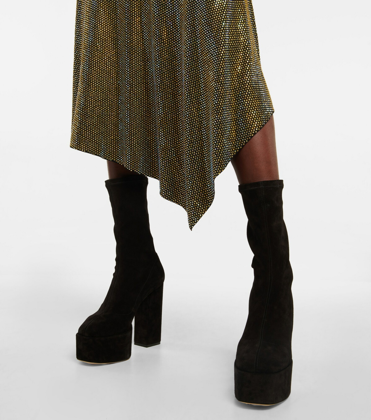 Paris Texas - Suede platform ankle boots Paris Texas
