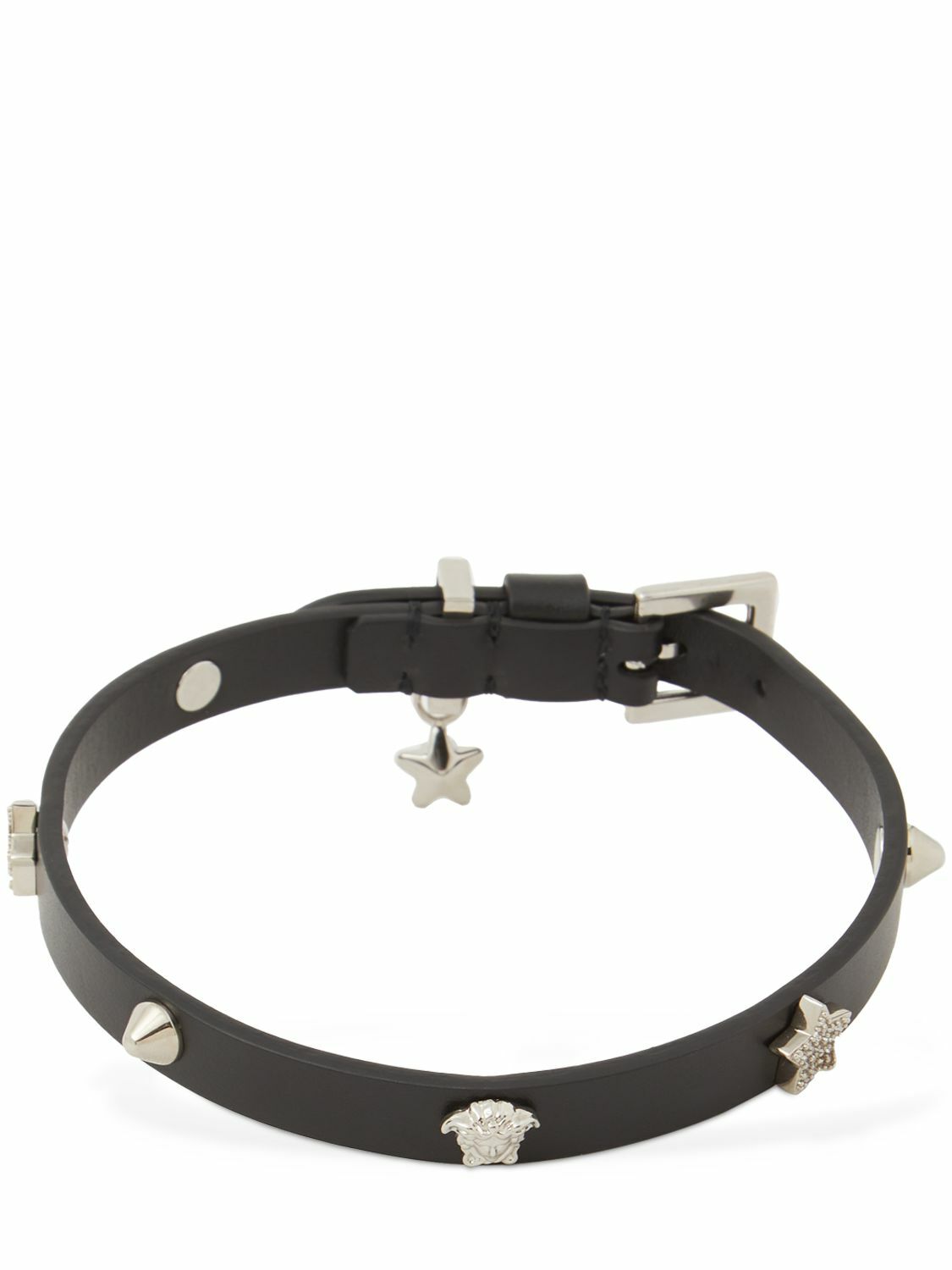VERSACE Medusa Adjustable Leather Choker Versace