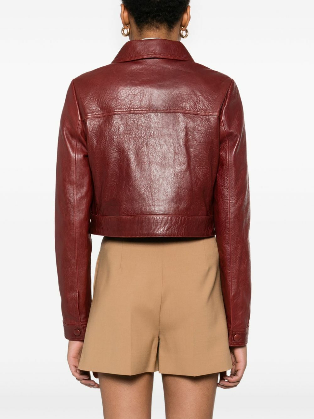 FRAME Leather Jacket Frame Denim