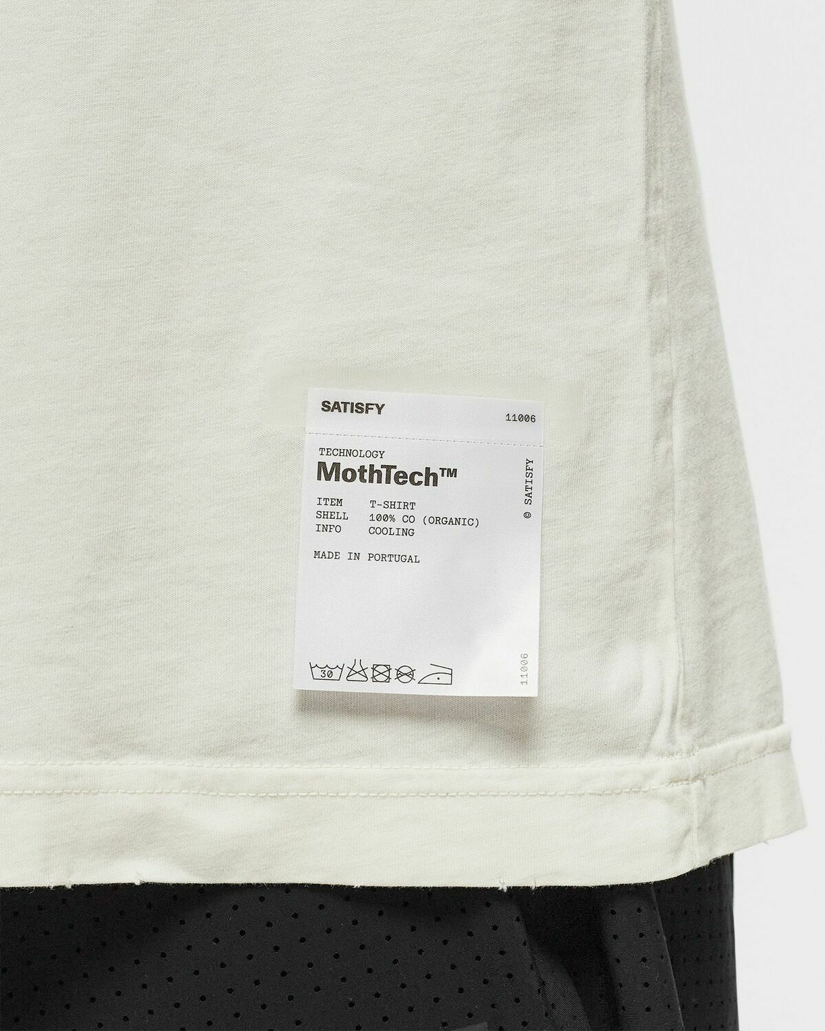 Satisfy Running Moth Tech T Shirt White - Mens - Shortsleeves Satisfy