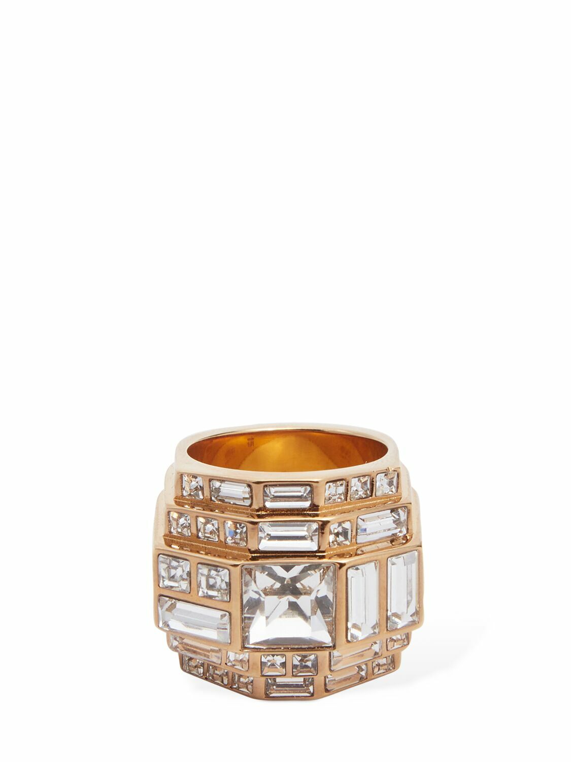 VERSACE - Crystal Thick Ring Versace