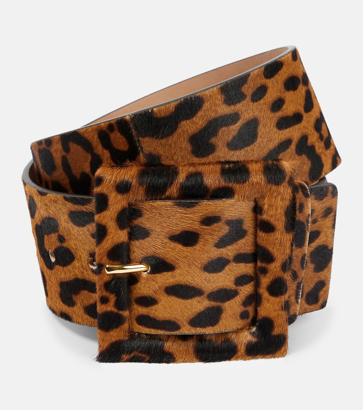 Carolina Herrera Leopard-print calf hair belt Carolina Herrera