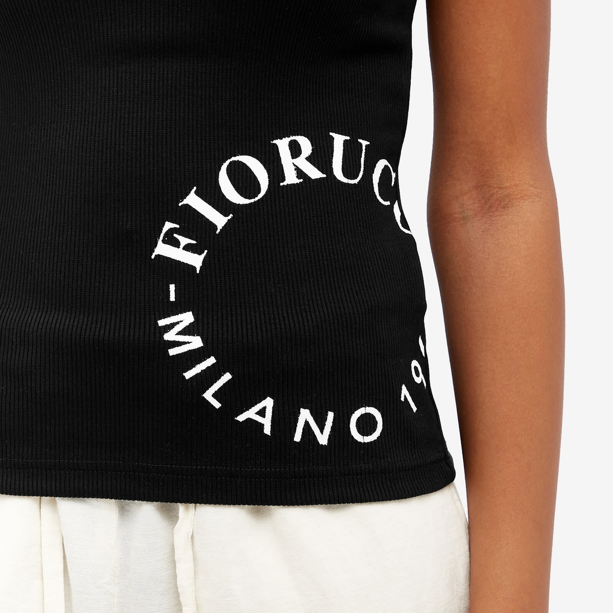 Fiorucci Women's Milano 1967 Vest in Black Fiorucci