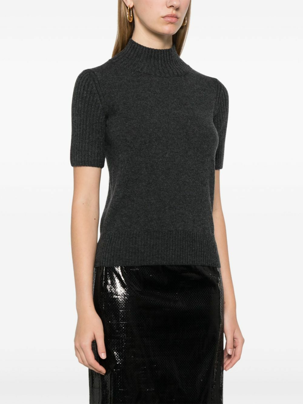 KHAITE Black Cashmere Top Khaite