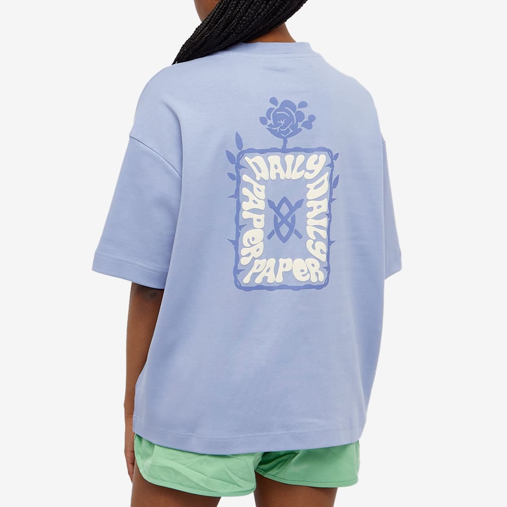 Daily Paper Women's Paz T-Shirt in Purple Impression Daily Paper