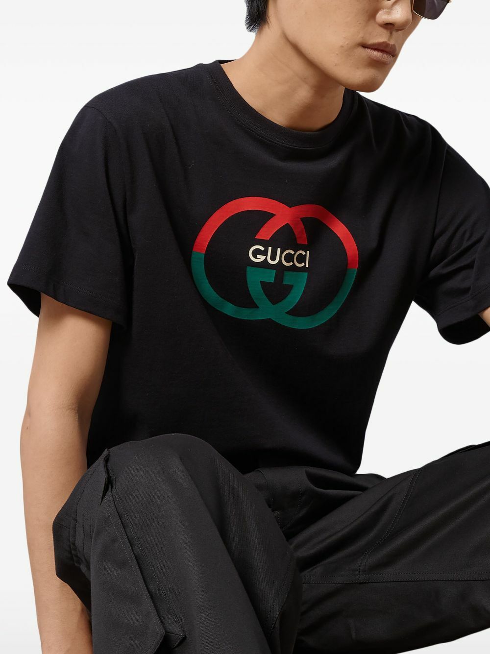 GUCCI - Logo Cotton T-shirt Gucci