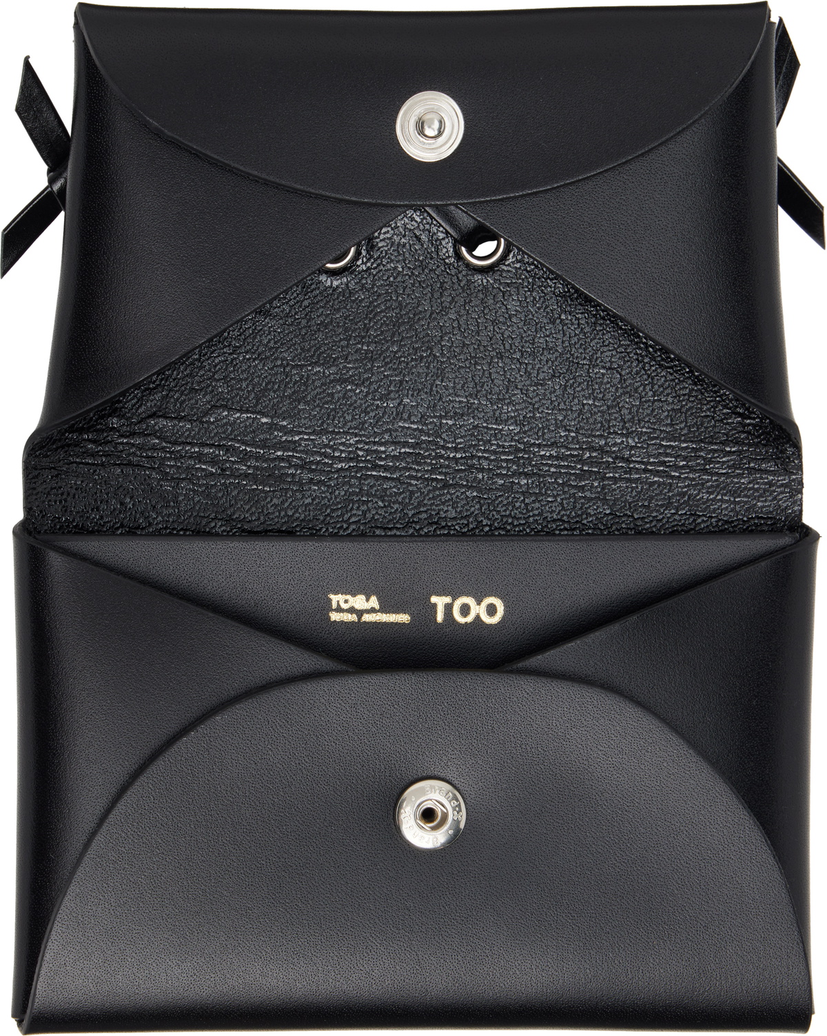 Toga Virilis Black Ring Metal Card Holder Toga Virilis