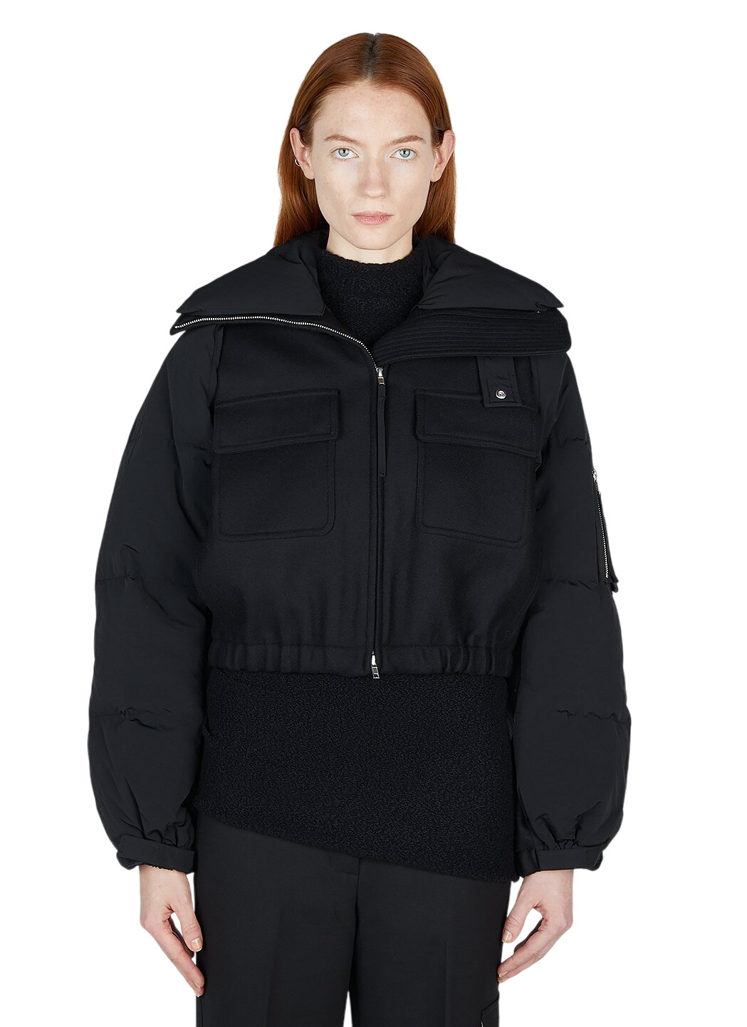 Helmut Lang Hybrid Bomber Jacket Helmut Lang
