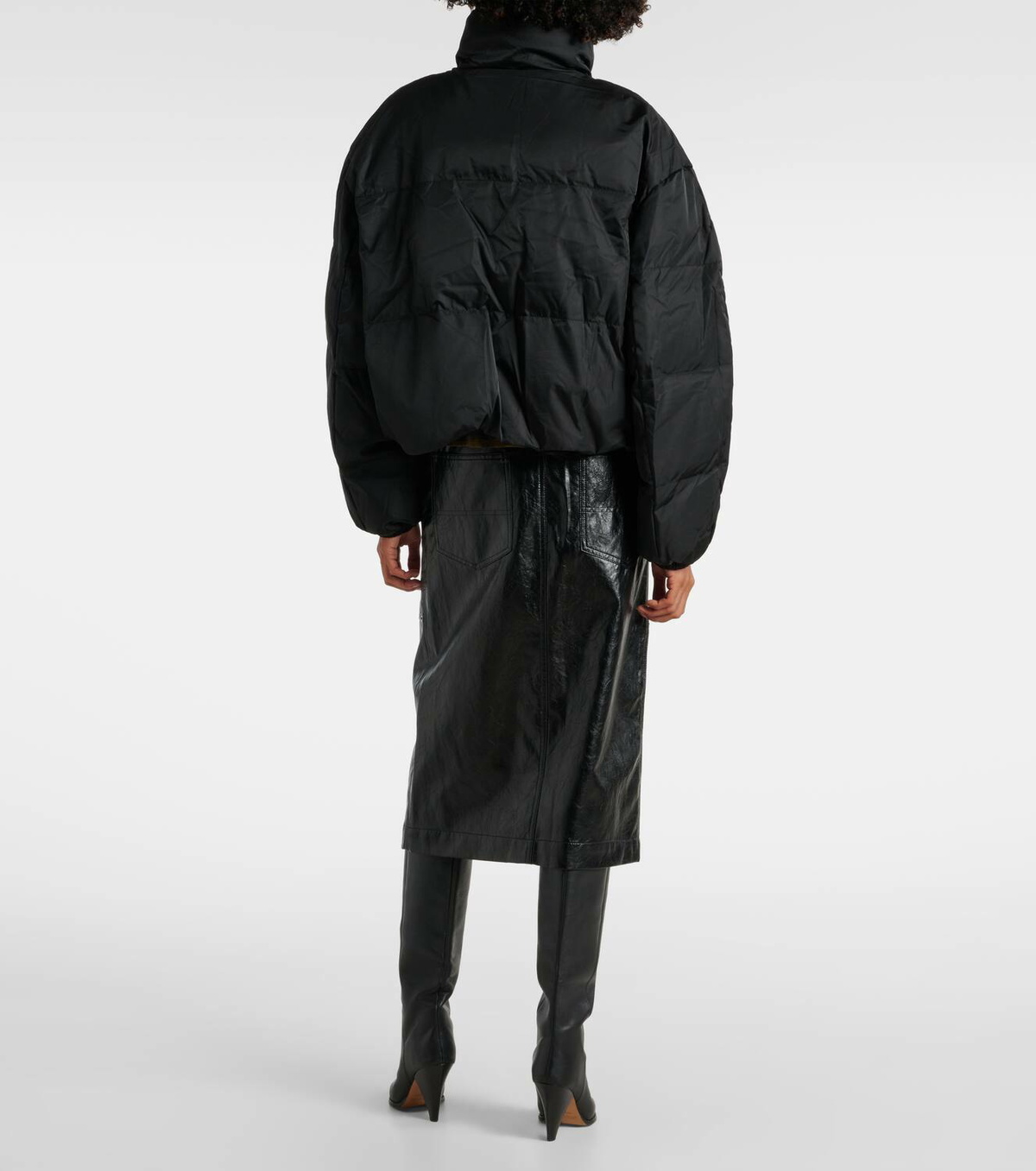 Marant Etoile Telia satin puffer jacket Isabel Marant Etoile