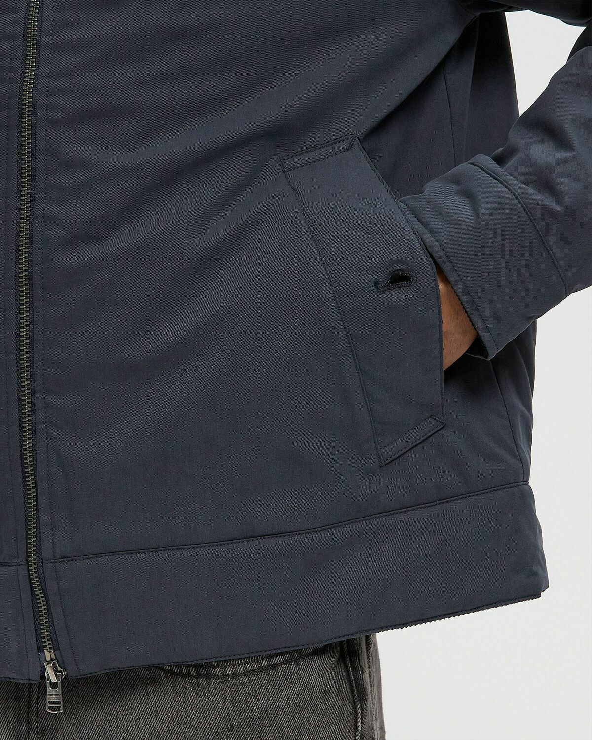 Fred Perry COTTON CABAN JACKET Black Mens Windbreaker Fred Perry
