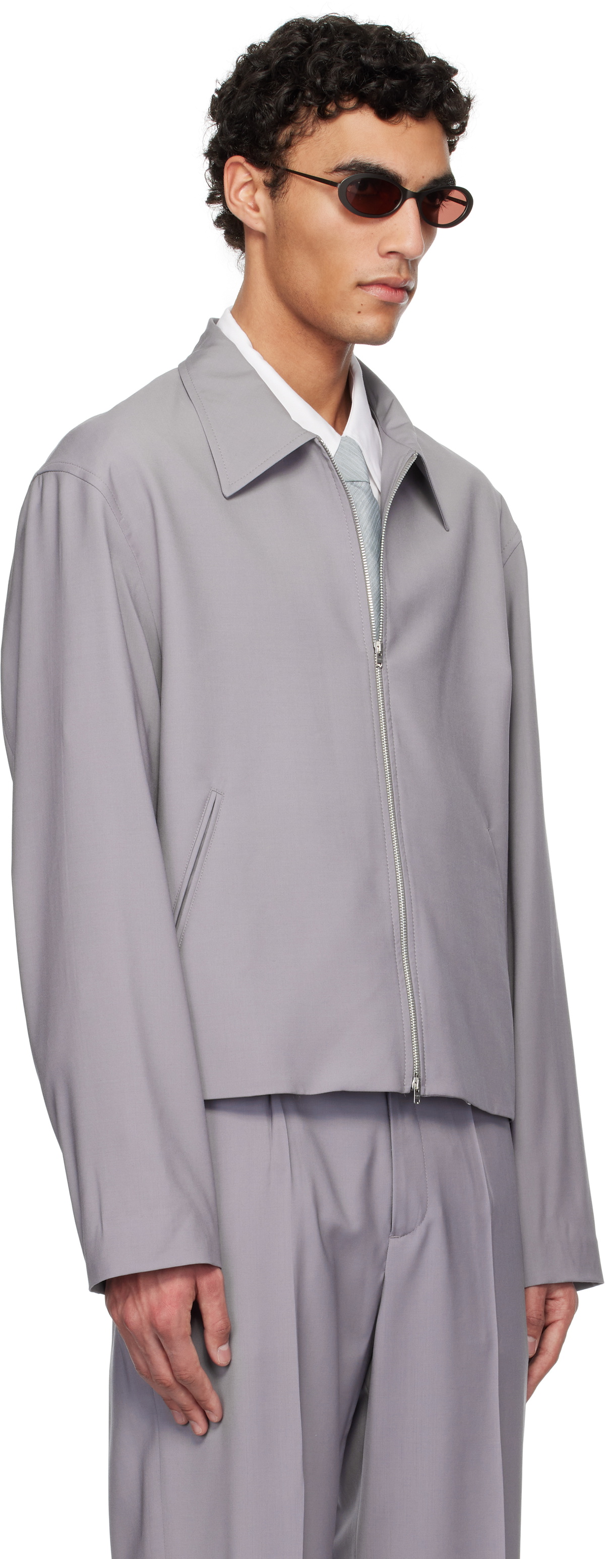 OUR LEGACY Purple Mini Jacket Our Legacy