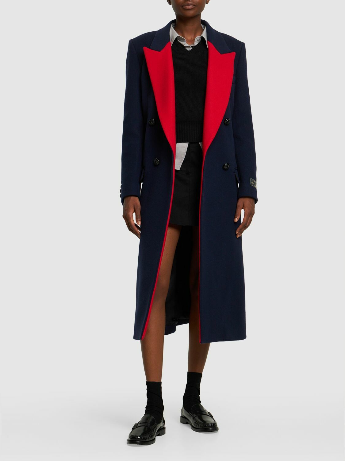 MSGM - Wool Blend Long Coat MSGM