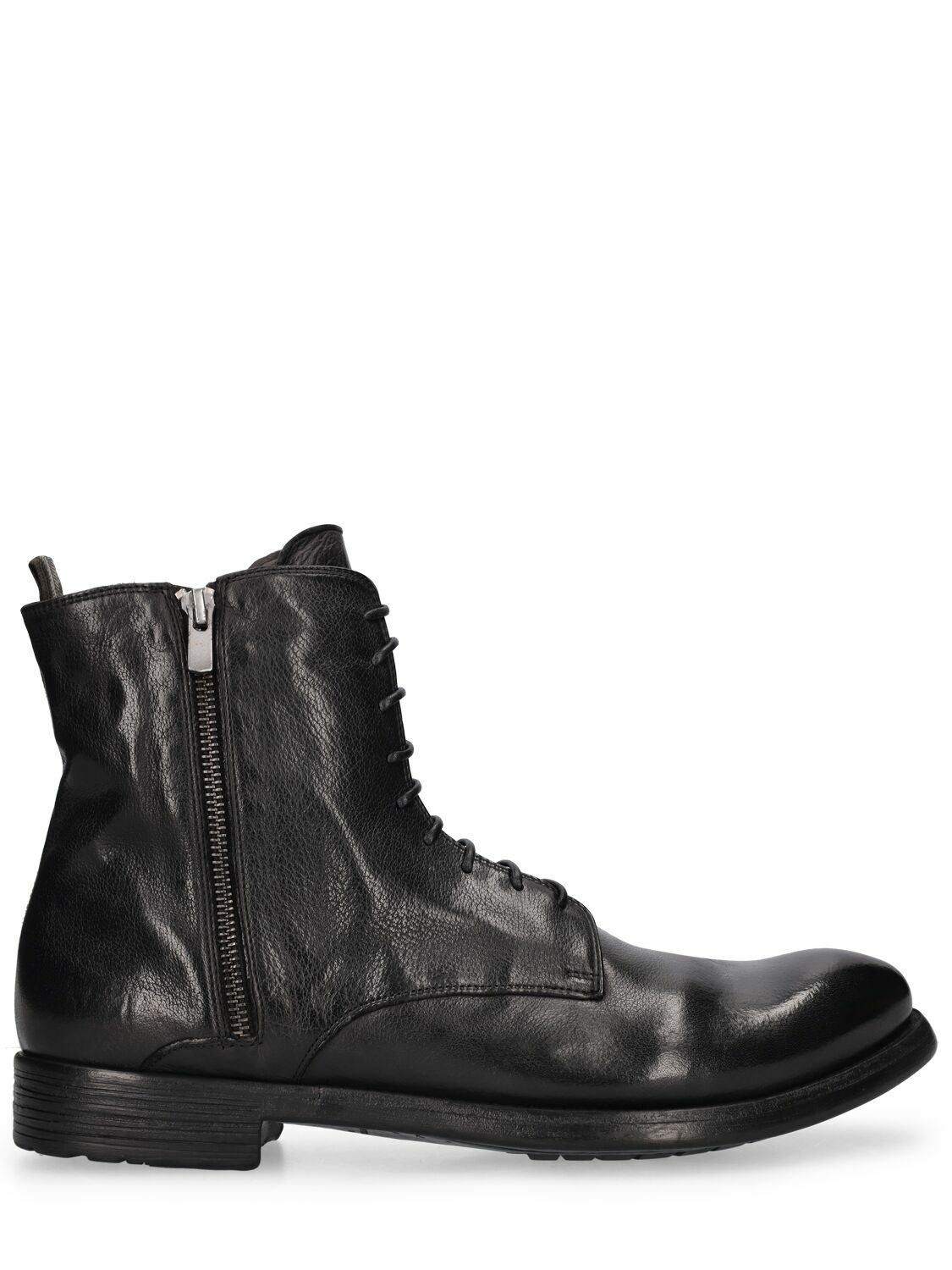 OFFICINE CREATIVE Hive Zipped Lace-up Boots Officine Creative