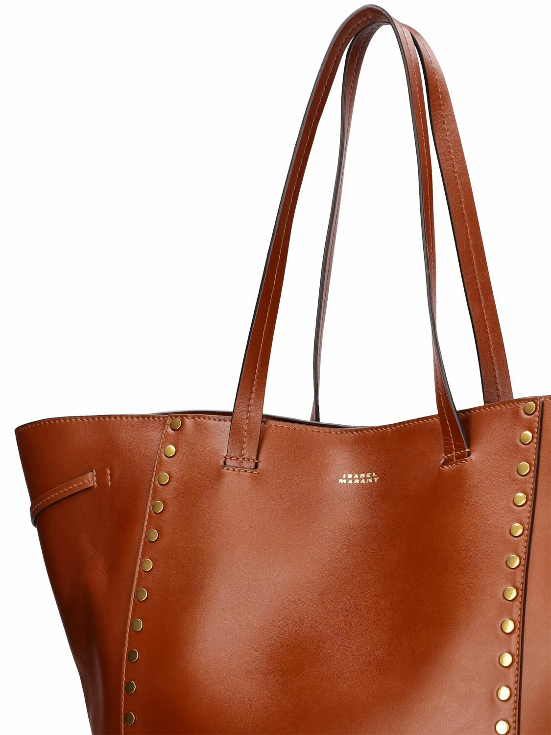 ISABEL MARANT - Oskan Studded Leather Tote Bag Isabel Marant
