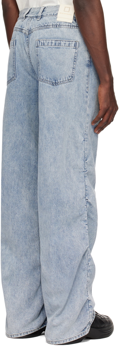 Wooyoungmi Blue Drawstring Jeans Wooyoungmi