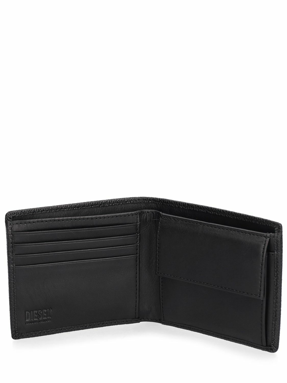 DIESEL Oval-d Leather Billfold Wallet Diesel