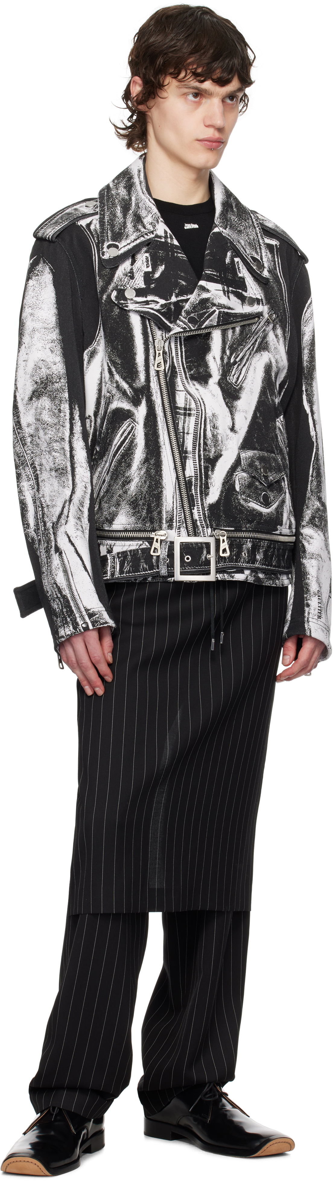 Jean Paul Gaultier Black & White 'The Trompe L'œil Perfecto' Denim ...