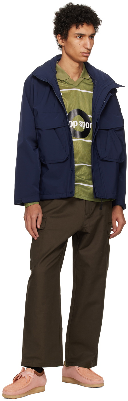 Pop Trading Company Green 'Sportif' Polo Pop Trading Company