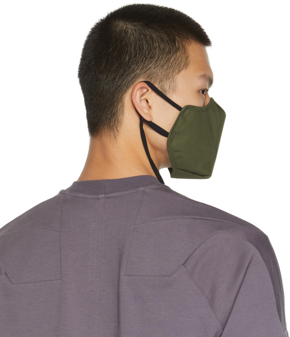 Rick Owens Green Cotton Mask Rick Owens