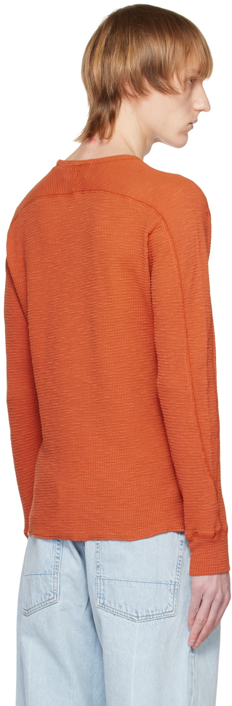 RRL Orange Crewneck Sweater RRL