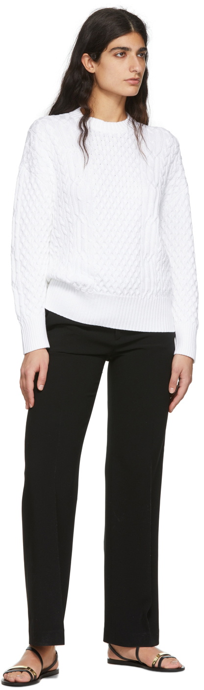 CO White Cotton Sweater CO