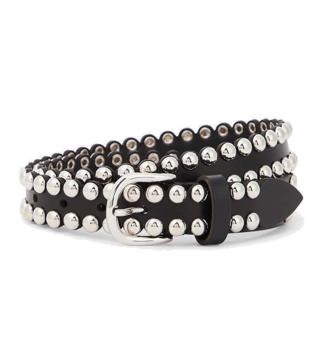 Isabel Marant Zap Bubble studded leather belt Isabel Marant