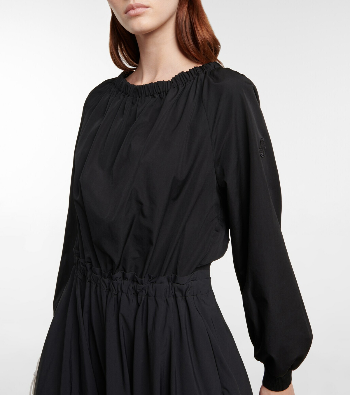 Moncler - Ruched midi dress Moncler
